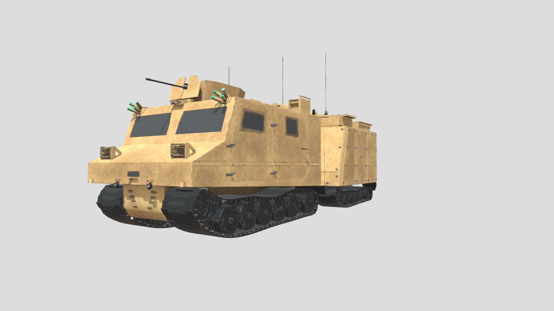 Warthog ATV - 3D model by RyanTKing [10a68b7] - Sketchfab