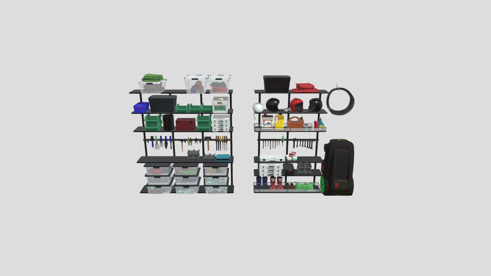 garage equipment 15 AM222 Archmodel - Buy Royalty Free 3D model by ...