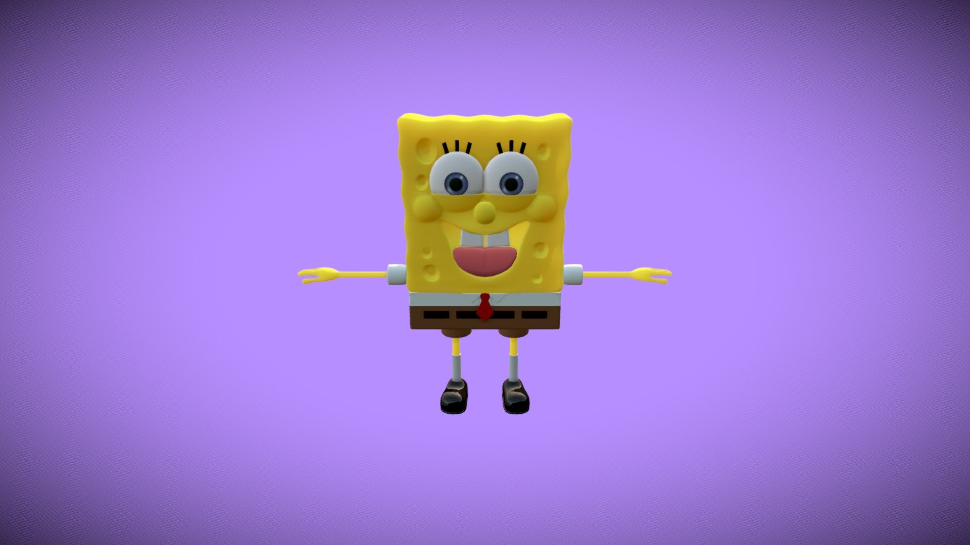 Spongebob - Download Free 3D model by Rafa Andrade (@rafa_andrade ...