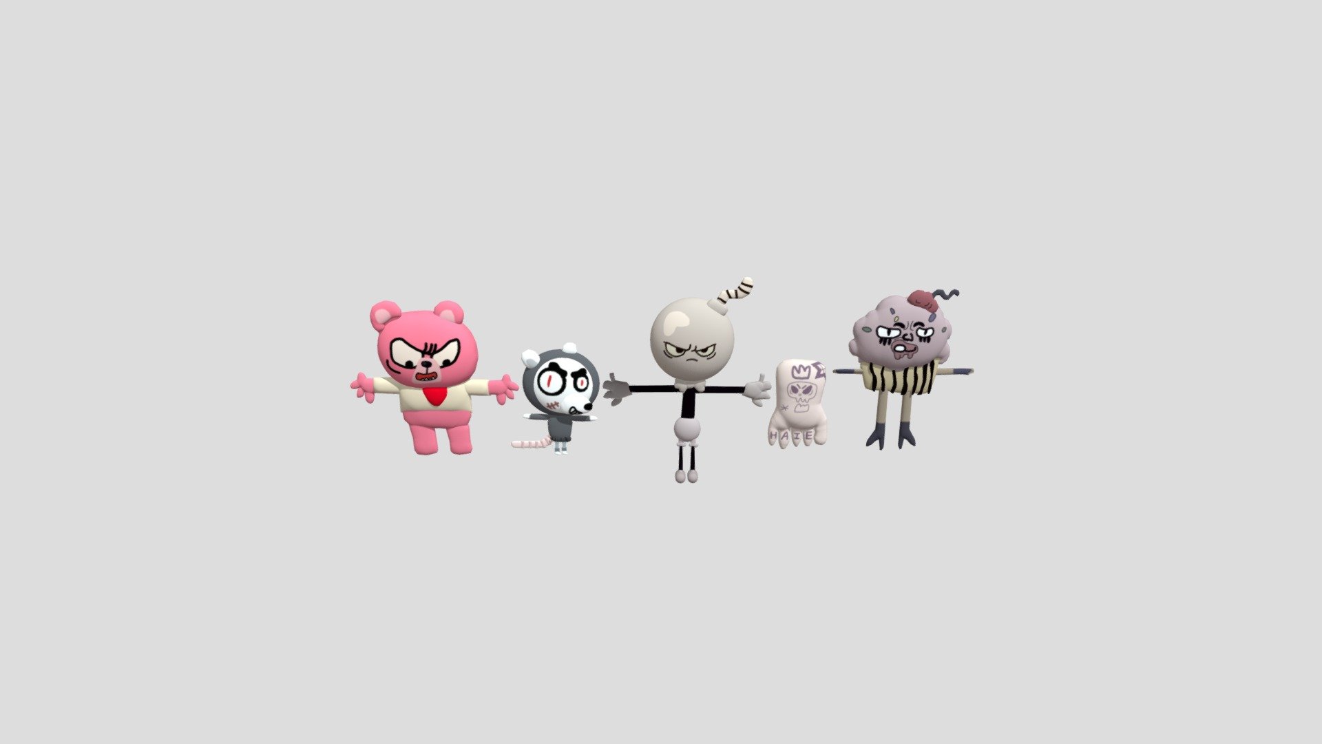 TAWOG Julius And The Gang - Download Free 3D model by aniandronic ...