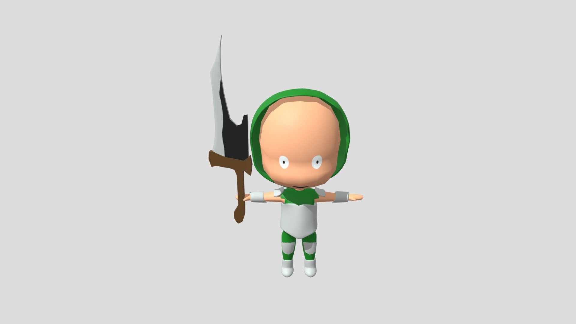 Nhân vật Game chibi - 3D model by haianh124 [10acceb] - Sketchfab