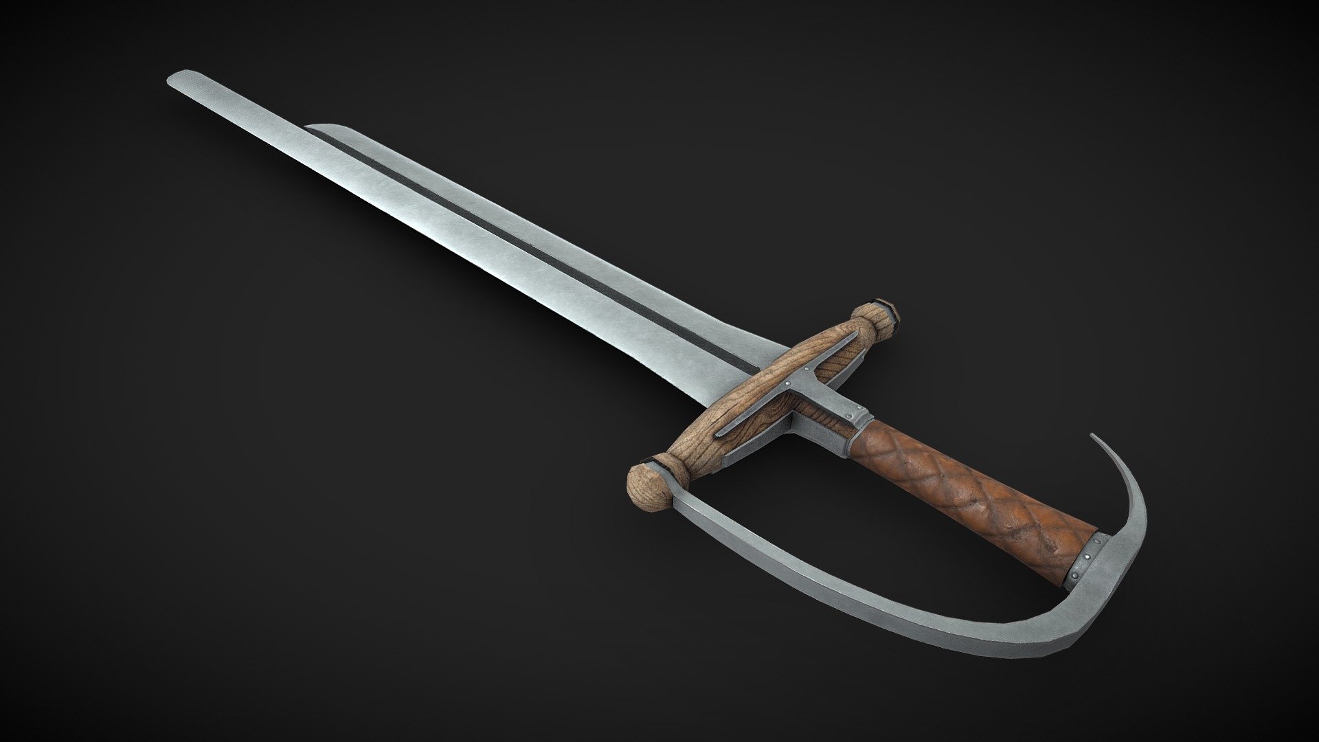 The Corkscrew Sword - 3D model by xilefenko [10ad43f] - Sketchfab