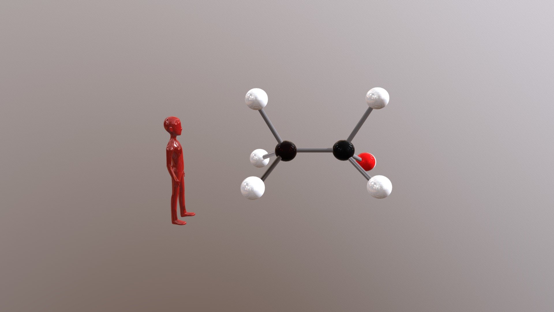 éthanol - 3D model by jsaillard [10ad836] - Sketchfab