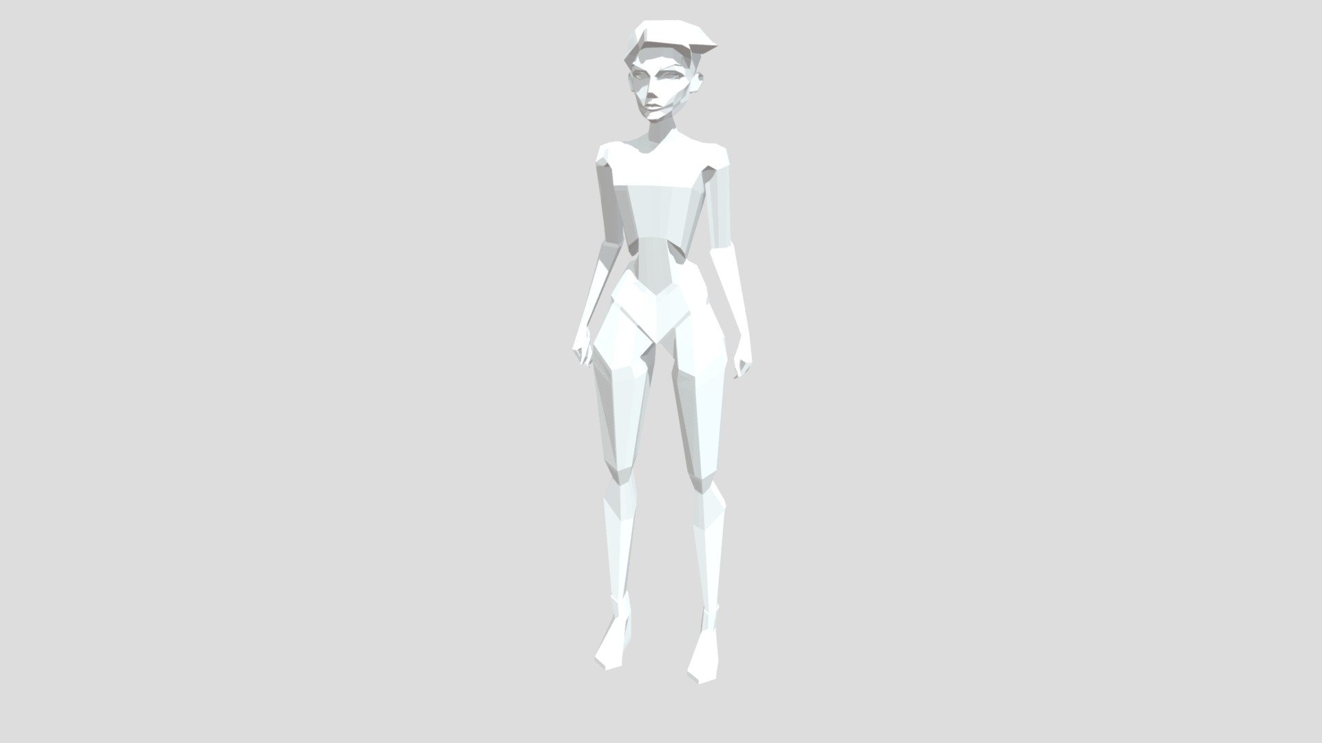 Low Poly Girl - Download Free 3D model by Aconear [10aeb75] - Sketchfab