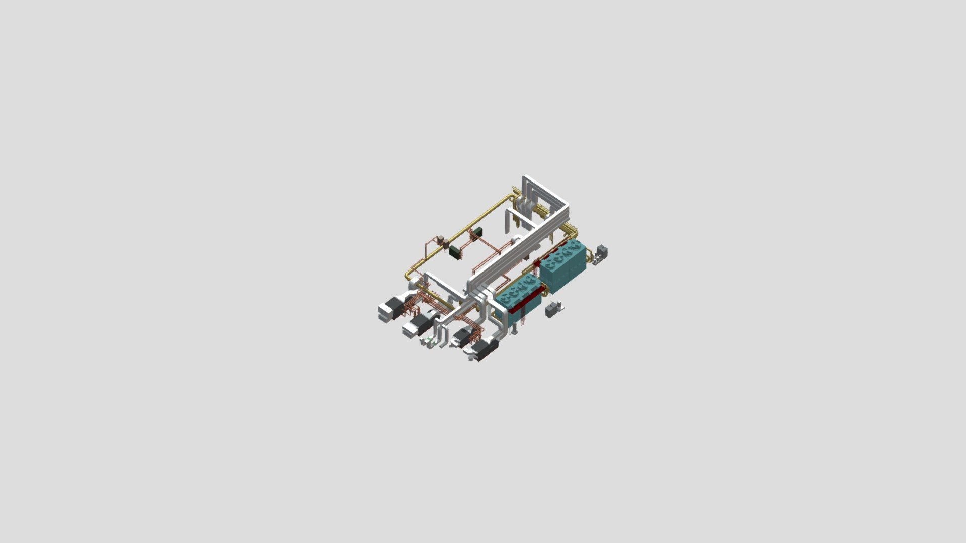 Air Handling Units System Sample - Download Free 3D model by ...