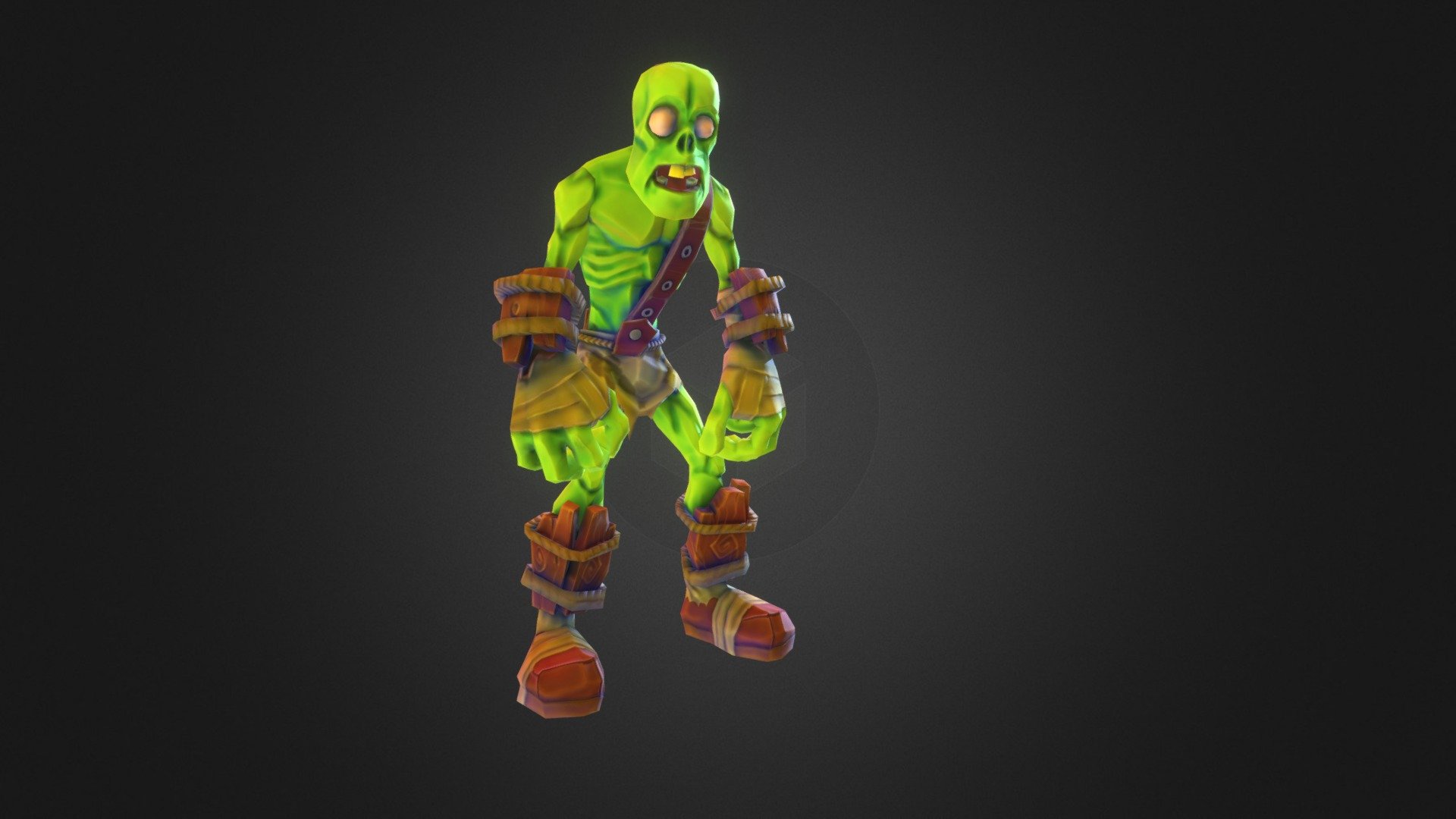 Cartoon Style Zombie Character - 3D model by NuclearGames [10b1f59 ...