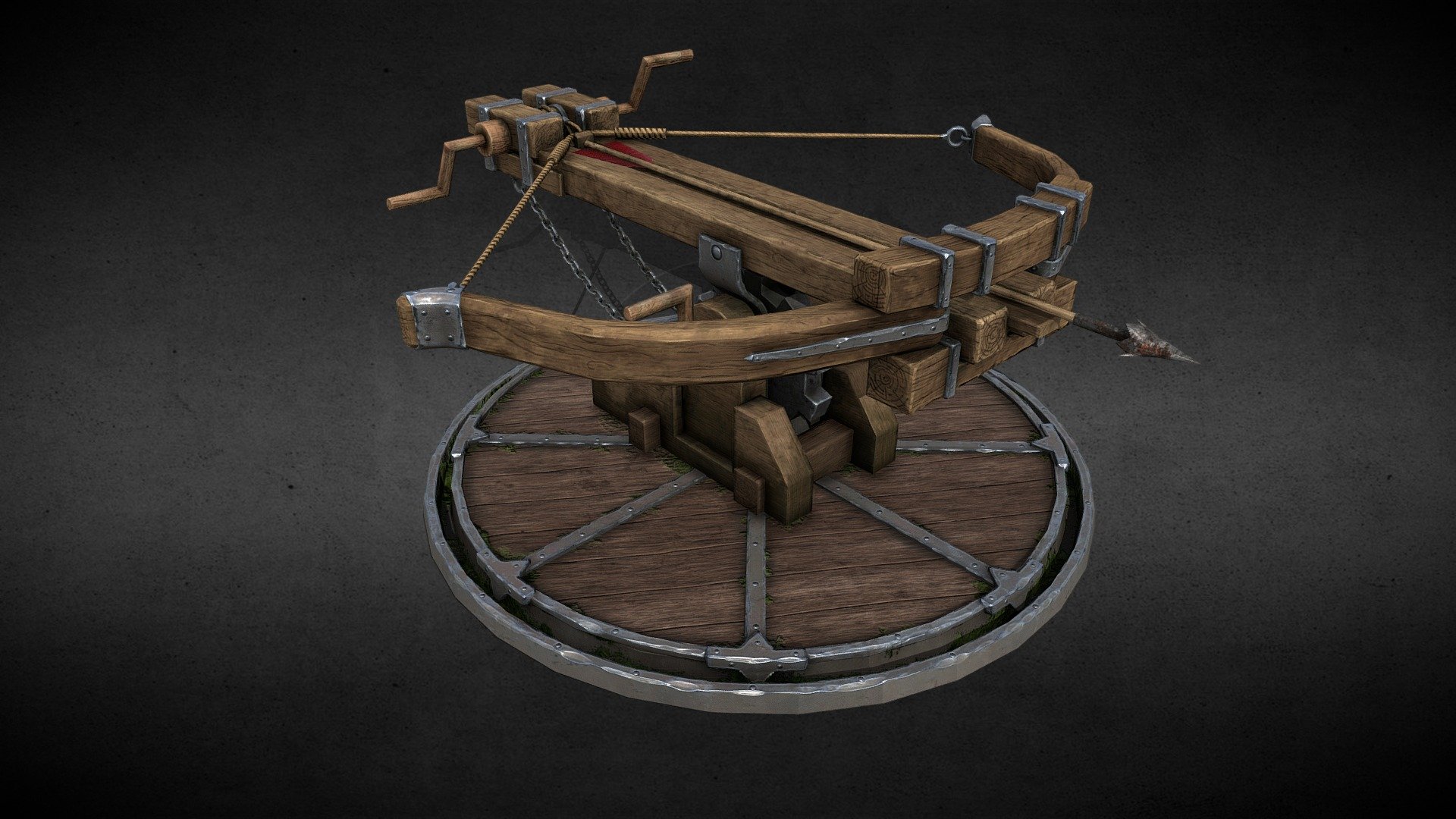 Stylised balista - 3D model by Jonny_Pyatochka (@jonnypyatochka ...