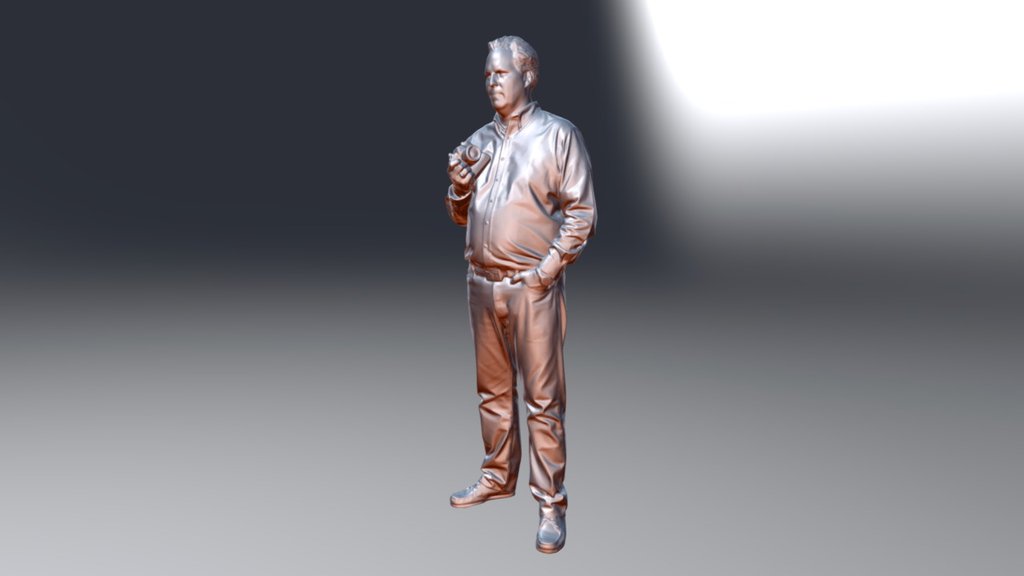 MAN WITH CAM - 3D model by haptografin [10b4a81] - Sketchfab