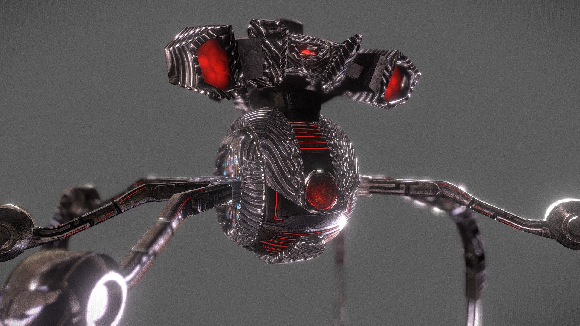 Robotic Spider Sci-Fi - 3D model by perikrishna (@perirkishna) [10b4ebc ...