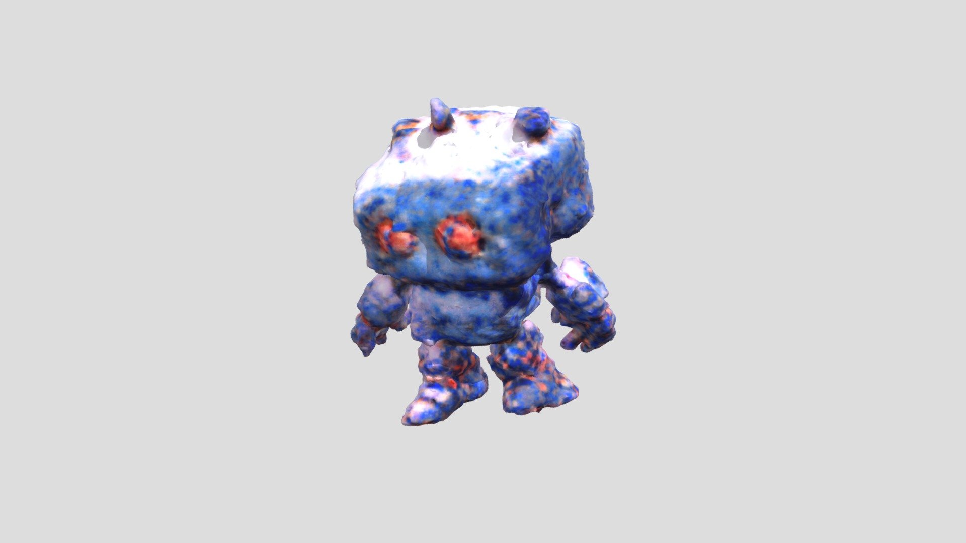 Blue Little Robot - Download Free 3D model by rustyroboz [10b4fc6 ...