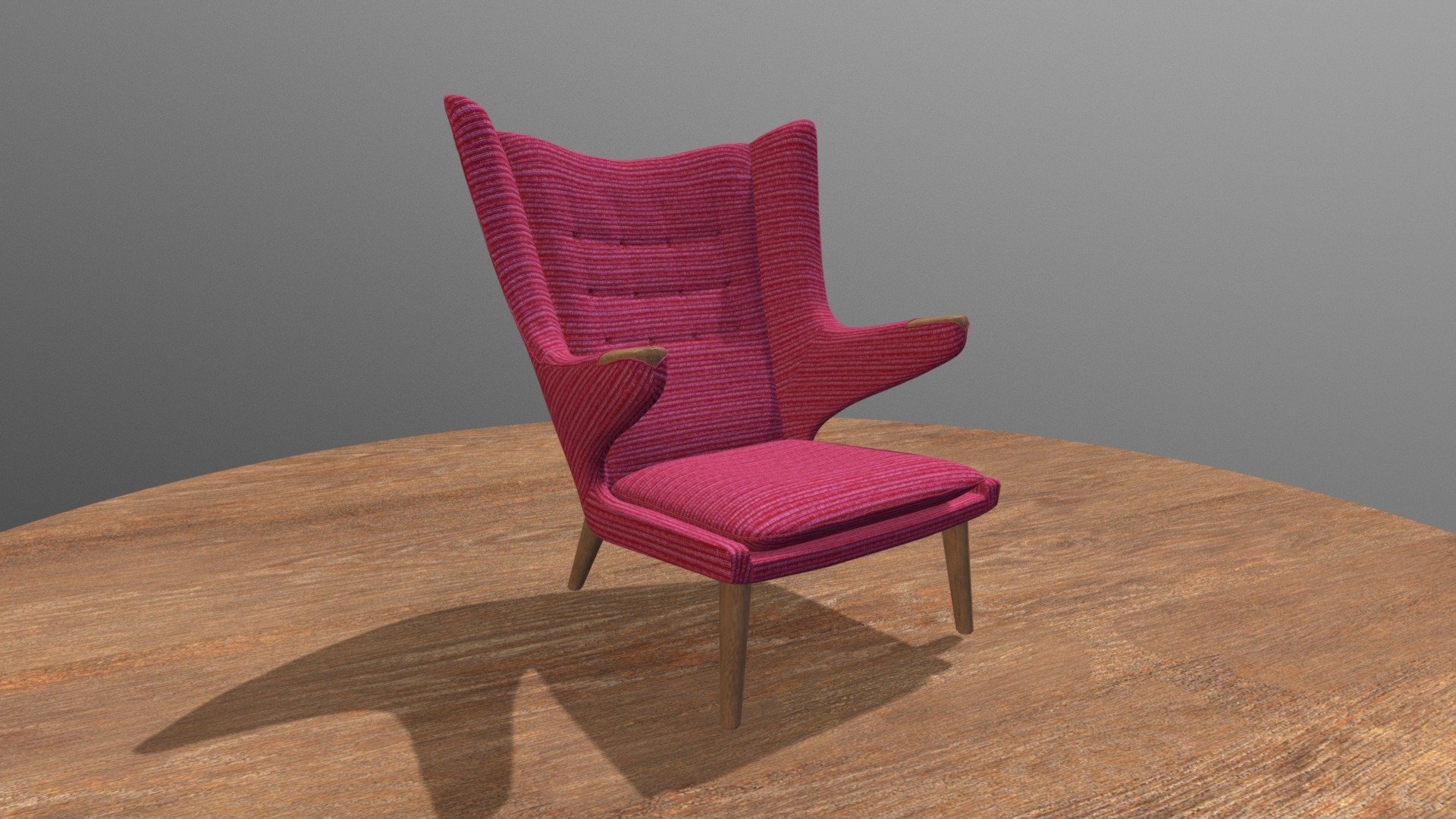 Papa Bear Chair - Download Free 3D model by dolphkad [10b6acb] - Sketchfab