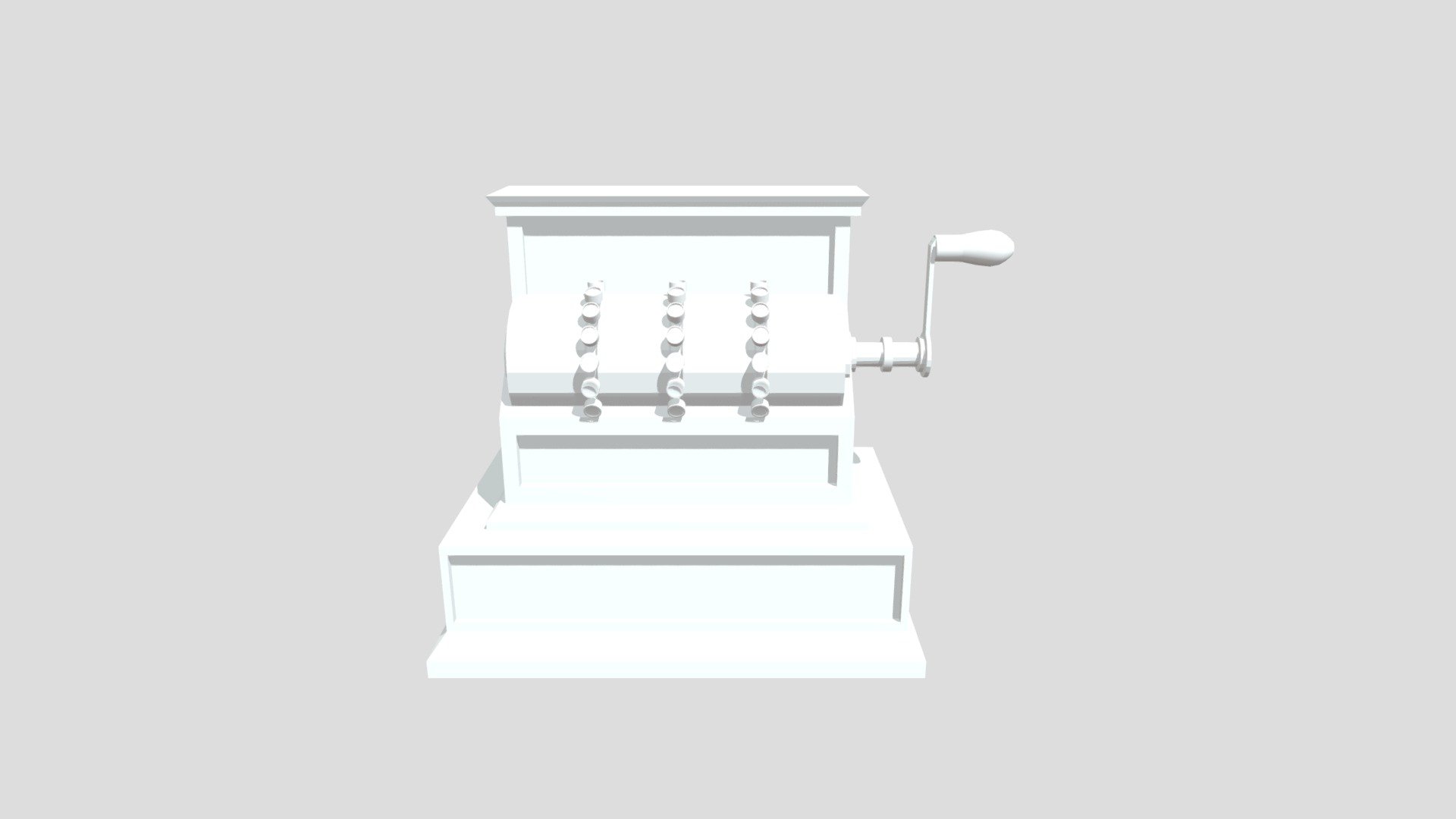 Cash Register - Download Free 3D model by Adam (@adamskelecoot ...