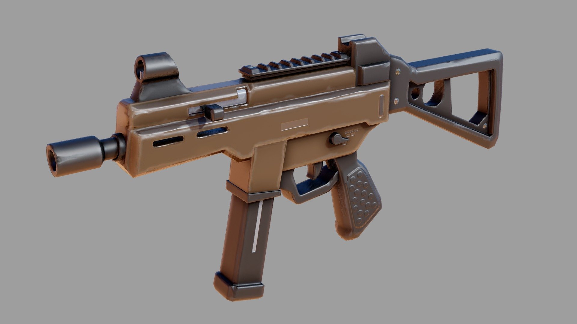 Ump-45 Stylized - 3D model by Reberu Games (@ReberuGames) [10b73e6 ...