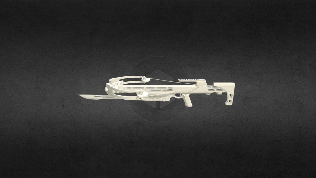 Post-apocalyptic Crossbow - 3D model by Joshua Vega (@gillyrill ...