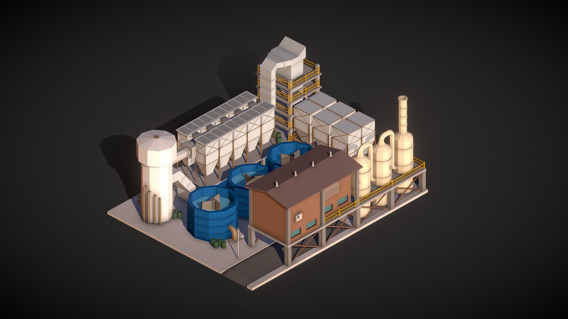 Air Purification Building - 3D model by varsh_art (@varshart) [10b8ffe ...