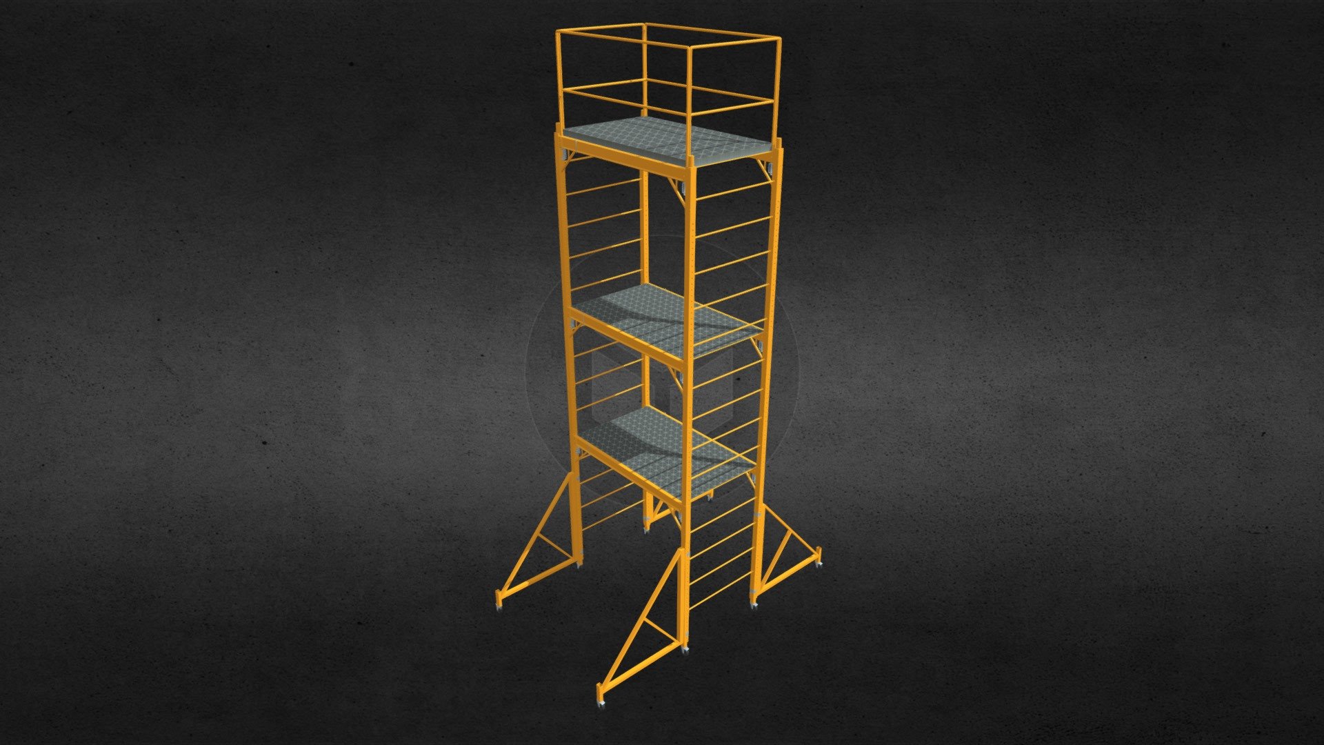 Scaffold Tower 3D Model - 3D model by nuralam018 [10b938b] - Sketchfab