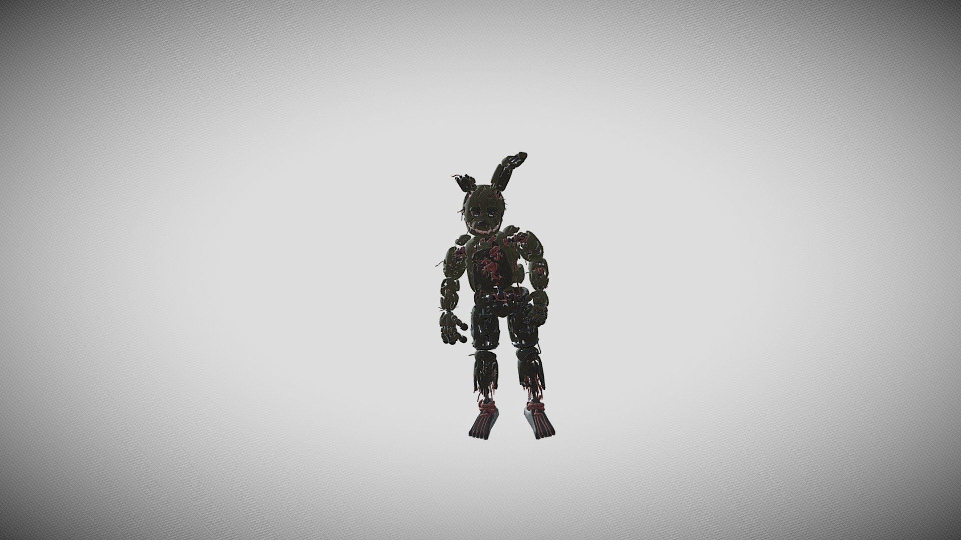 springtrap v2 - Download Free 3D model by dwall8611 [10ba709] - Sketchfab