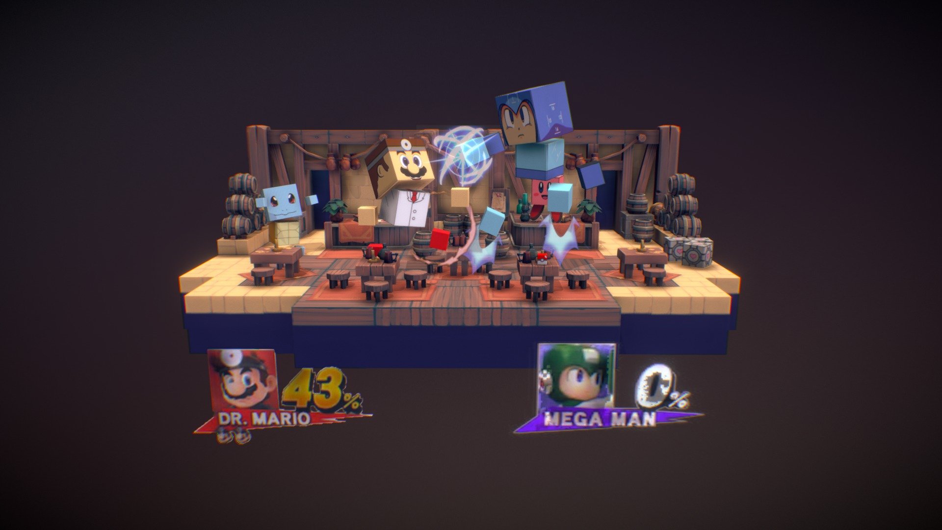 Smash Cube Fight - 3D model by Franin [10bb282] - Sketchfab