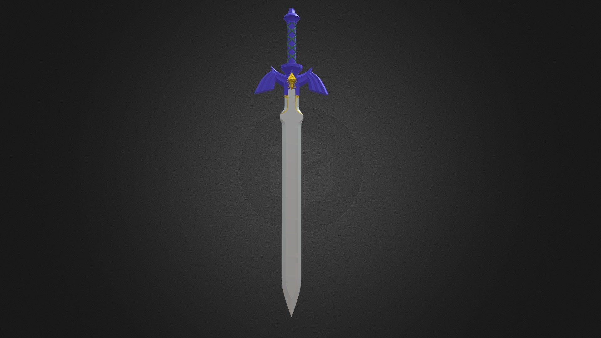 Free The Legend of Zelda: Master Sword - Download Free 3D model by ...