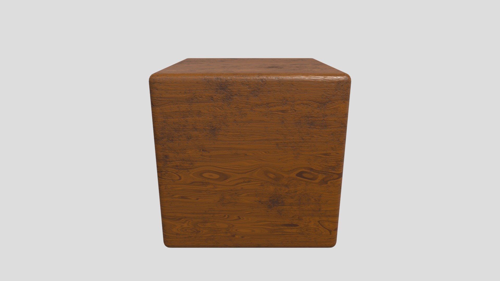 Wood Texture On Rounded Cube - Download Free 3D model by Jordan Pelayo ...