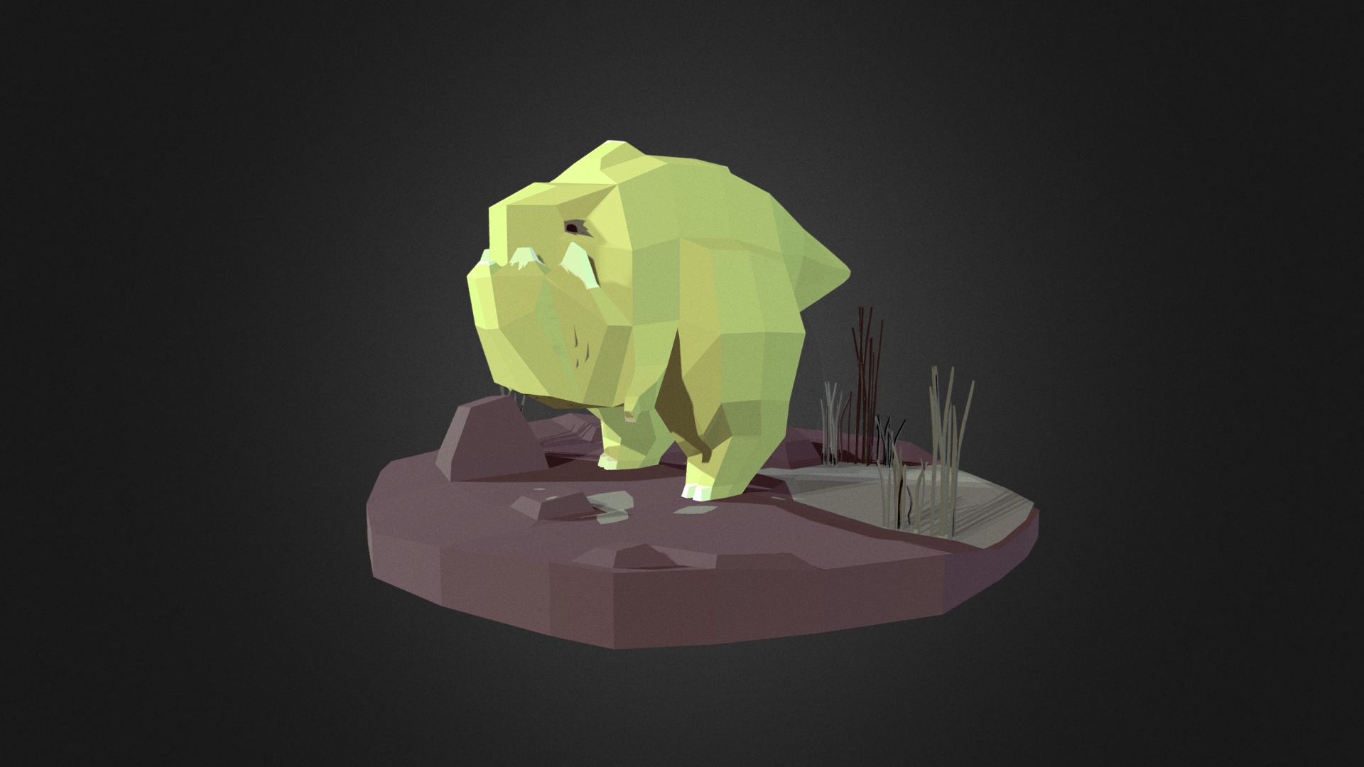 Swamp Monster - 3D model by samstreed [10bc4fb] - Sketchfab