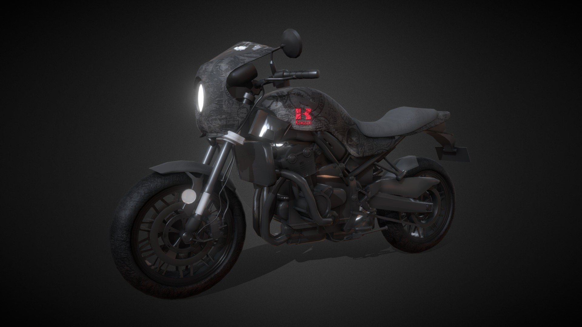 Kawasaki Z900RS By Holdiaz - 3D model by Emrah3D / Holdiaz (@emrah3d ...
