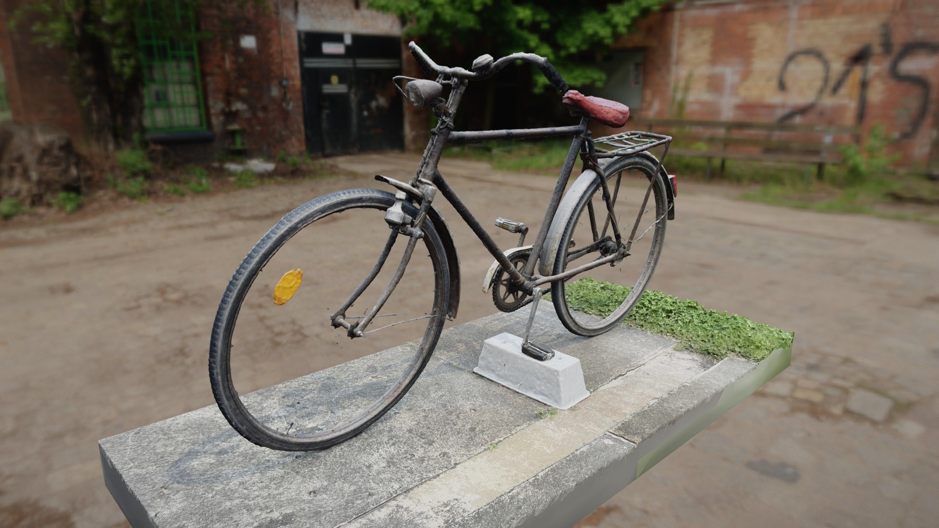 Grandpa's old bicycle - Download Free 3D model by CG Asset Library ...
