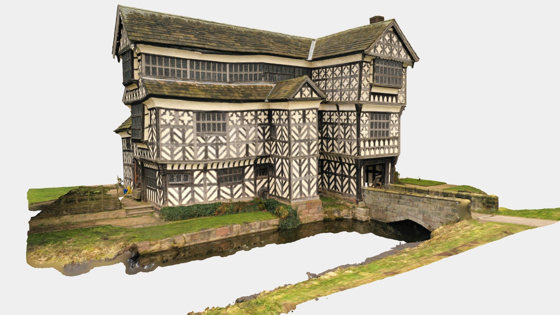 Little Moreton Hall Model - March 22 - 3D model by Rupert Hilton ...