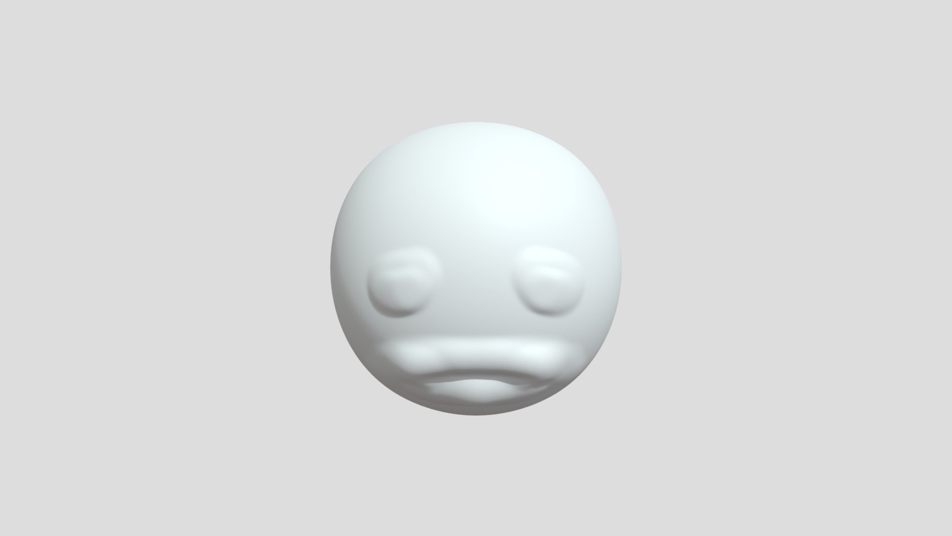 Sad PacMan (FBX) - 3D model by sus1232 [10c24be] - Sketchfab