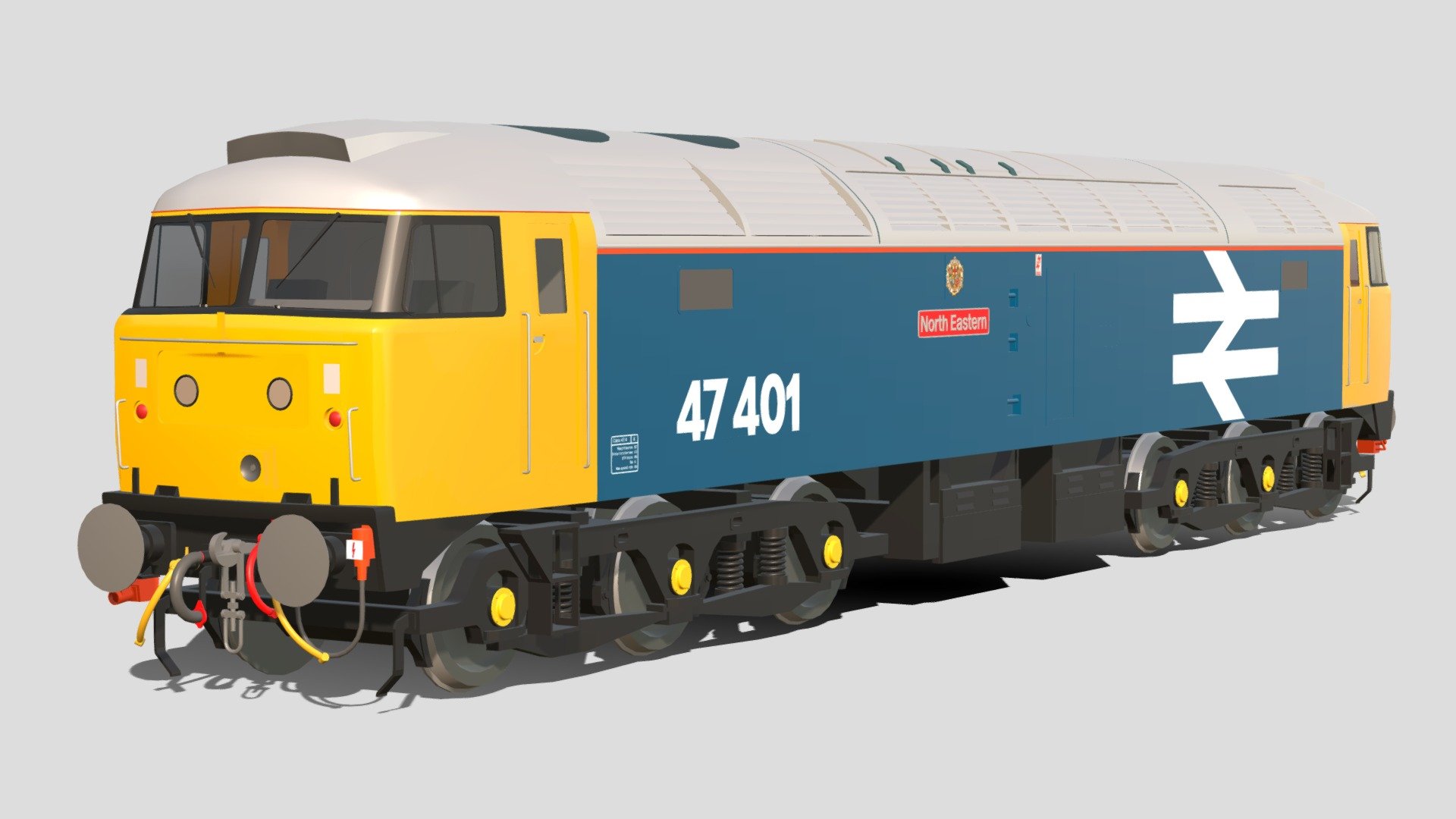 British Rail Class 47 - Download Free 3D model by OUTPISTON [10c2f6d ...