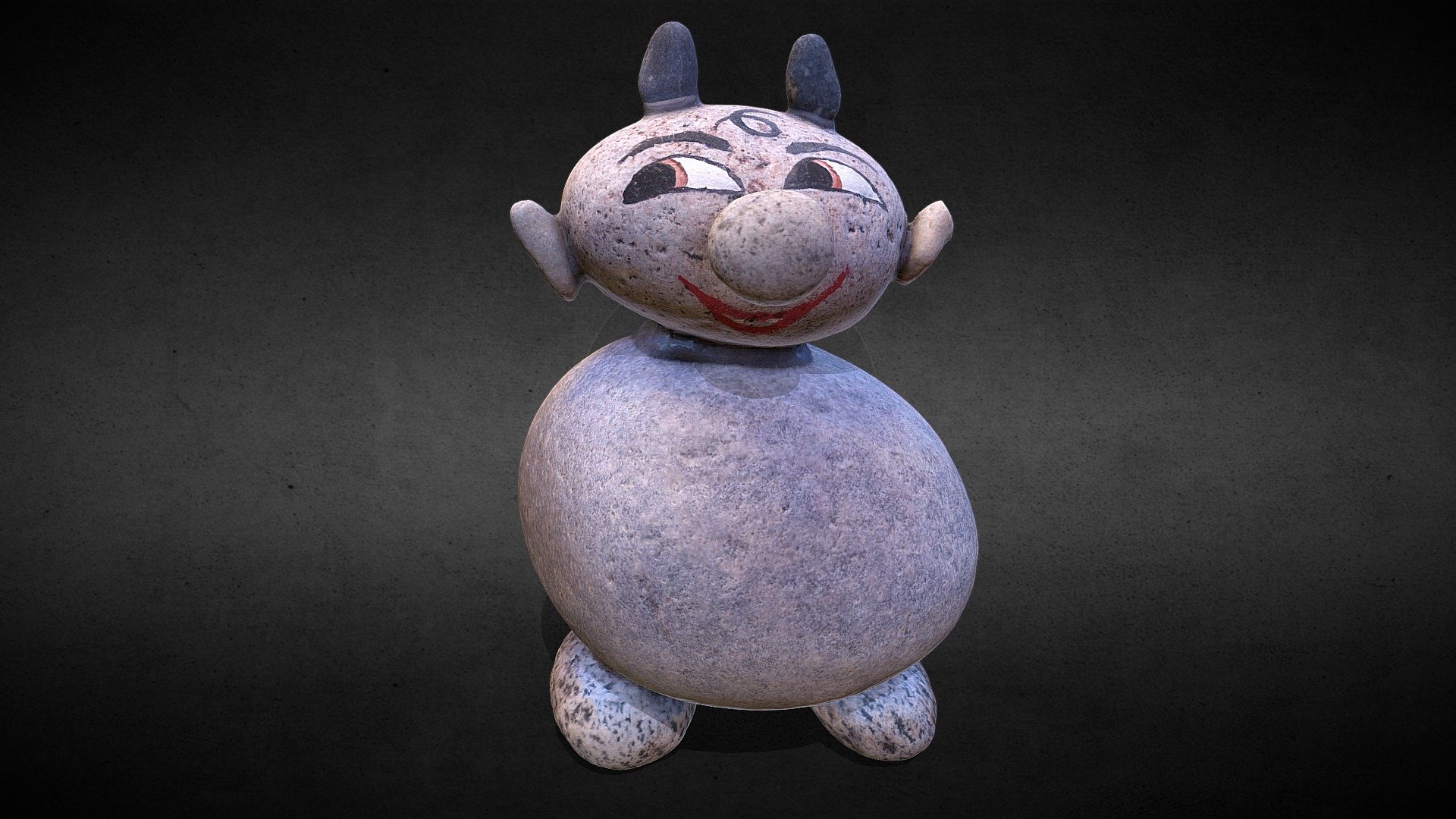 Granite Krølle Bølle from Bornholm - Download Free 3D model by Lars ...