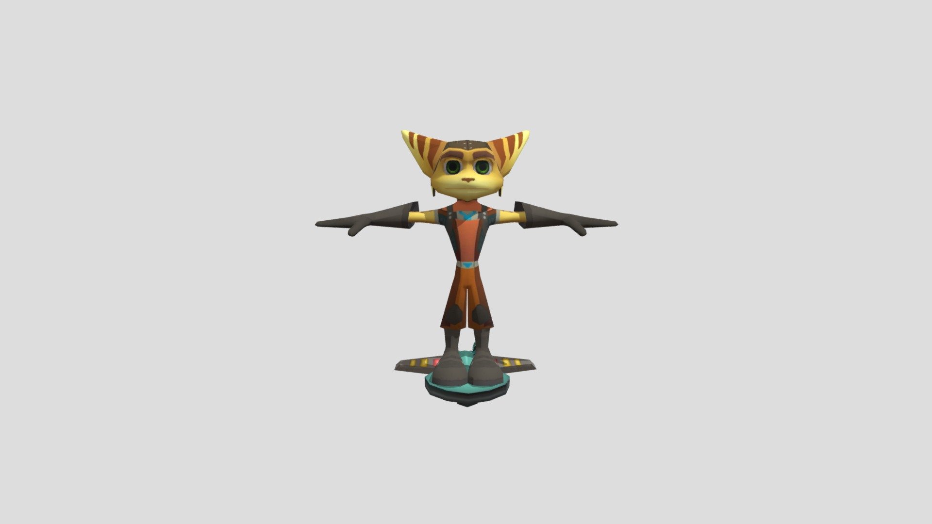 Ratchet (Low Poly) - Download Free 3D model by LombaxLover2K [10c75d5 ...