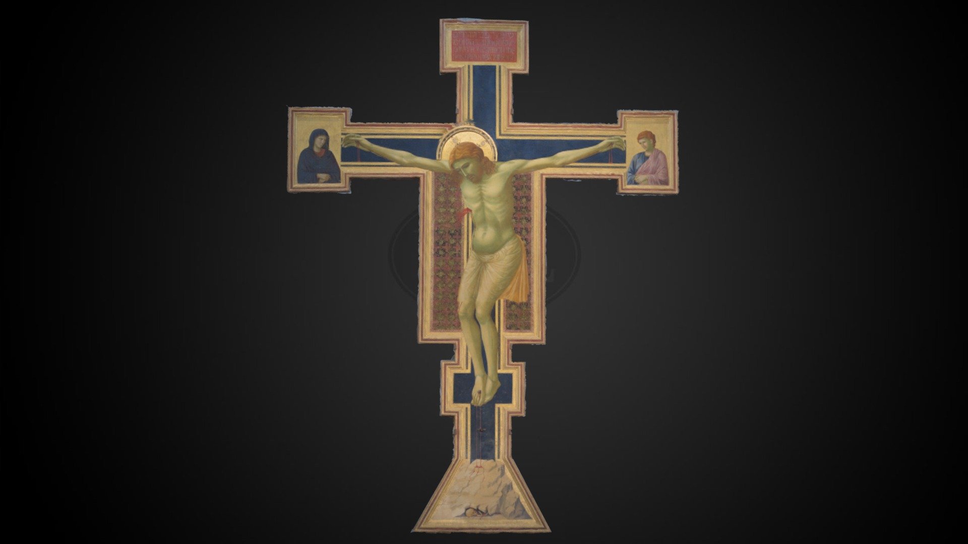 S Maria Novella Giotto CRUCIFIX - 3D model by Florence As It Was (@FLAW ...