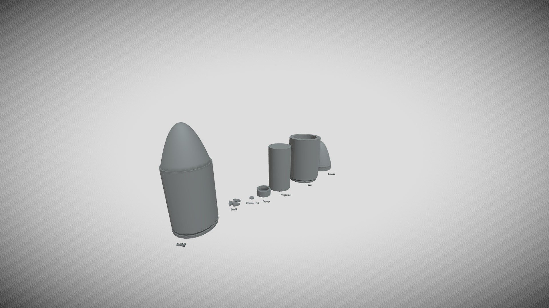 Parts Of A Bullet - Download Free 3D model by Panzer_808 (@Maximus2018 ...