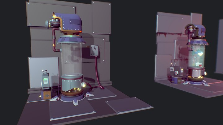 Fish-tank 3D models - Sketchfab