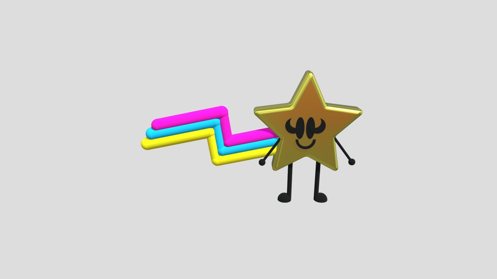 Rainbow Star Royal - Download Free 3D model by ...