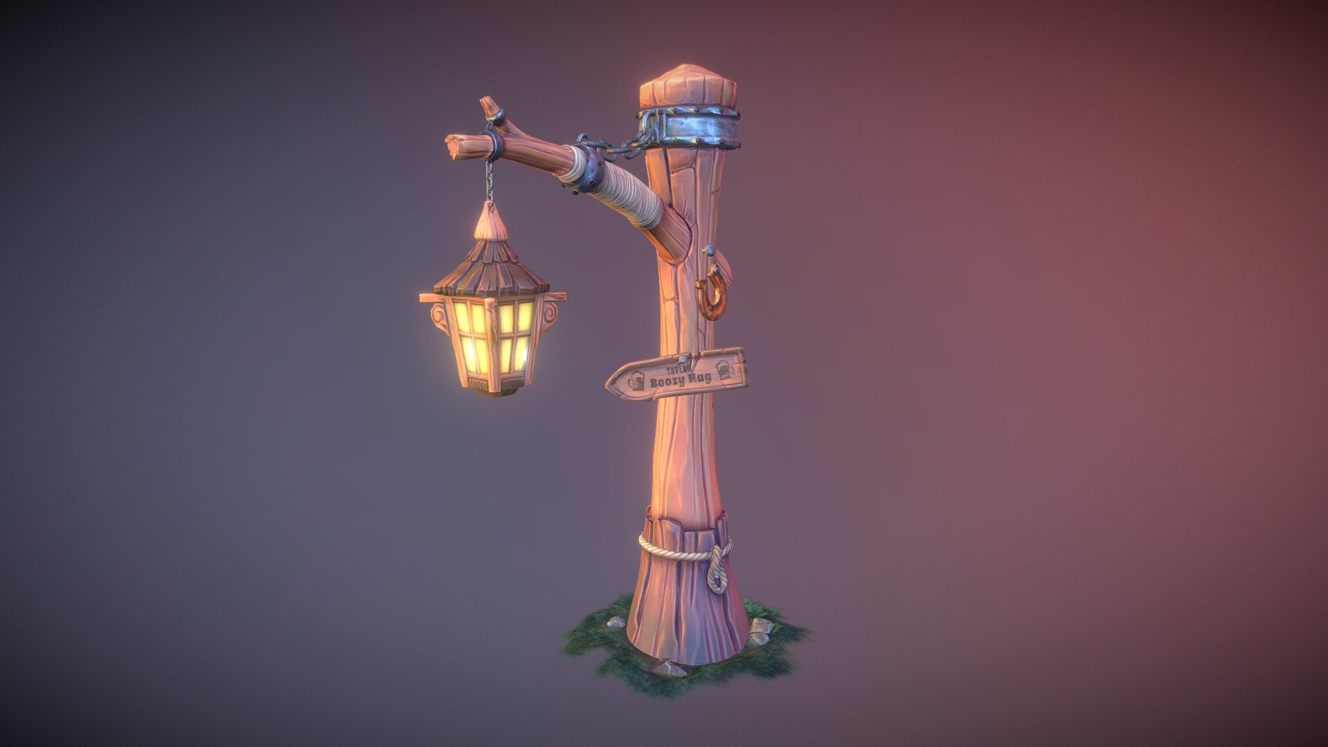 A Welcoming Sign - Download Free 3D model by Raneman [10cc6cf] - Sketchfab