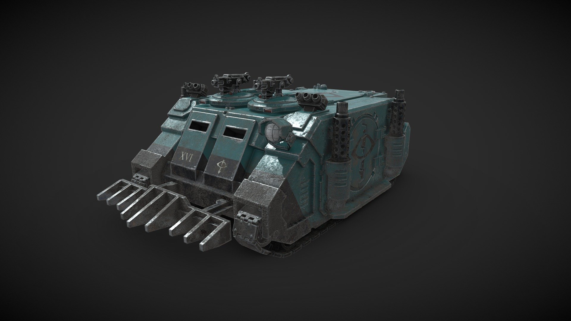 Deimos Pattern Rhino - 3D model by Strelkov90 [10cd683] - Sketchfab