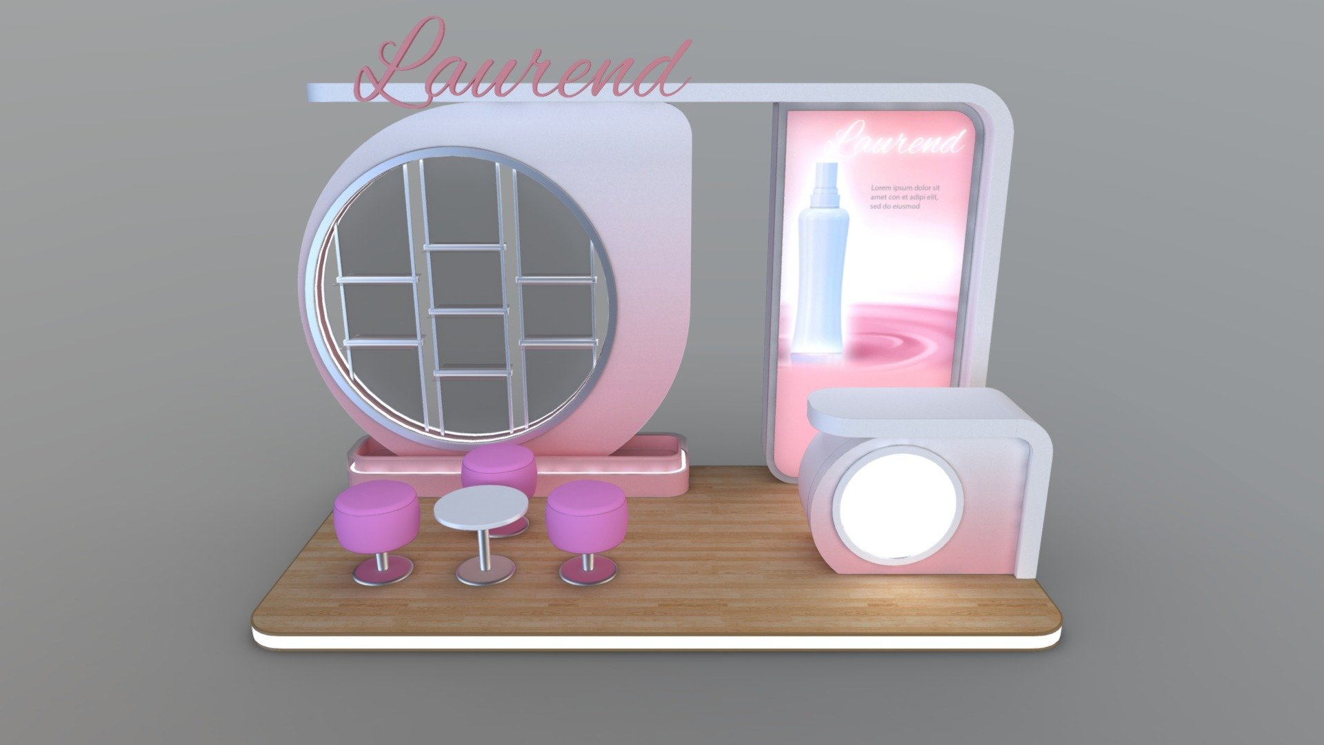 MINI BOOTH 04 - Buy Royalty Free 3D model by fasih.lisan [10d047b ...
