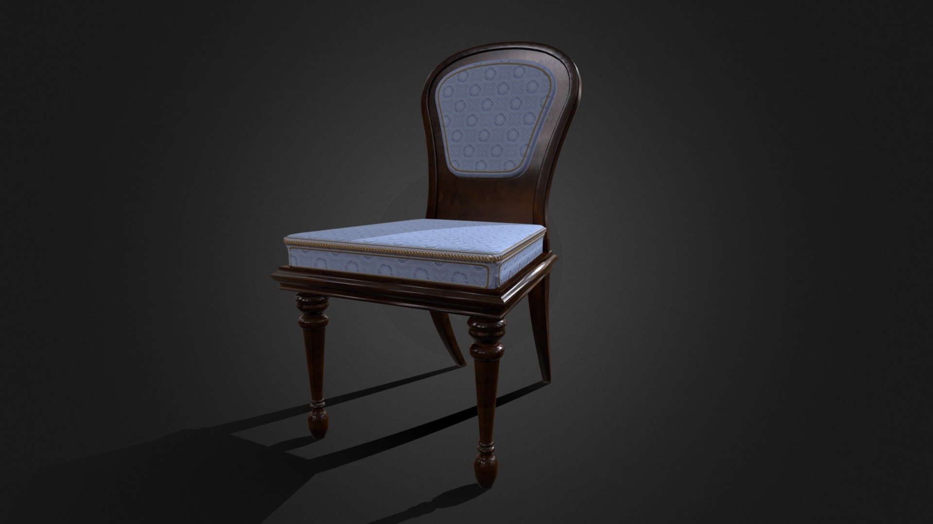 Victorian chair - 3D model by Shila [10d04a0] - Sketchfab