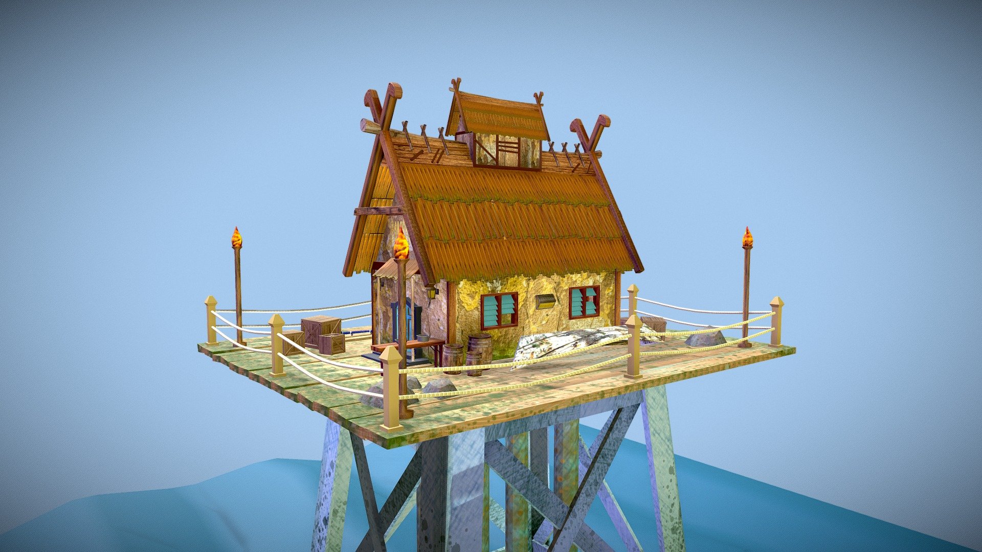 finaloutpost - 3D model by caunhyeanas [10d1774] - Sketchfab