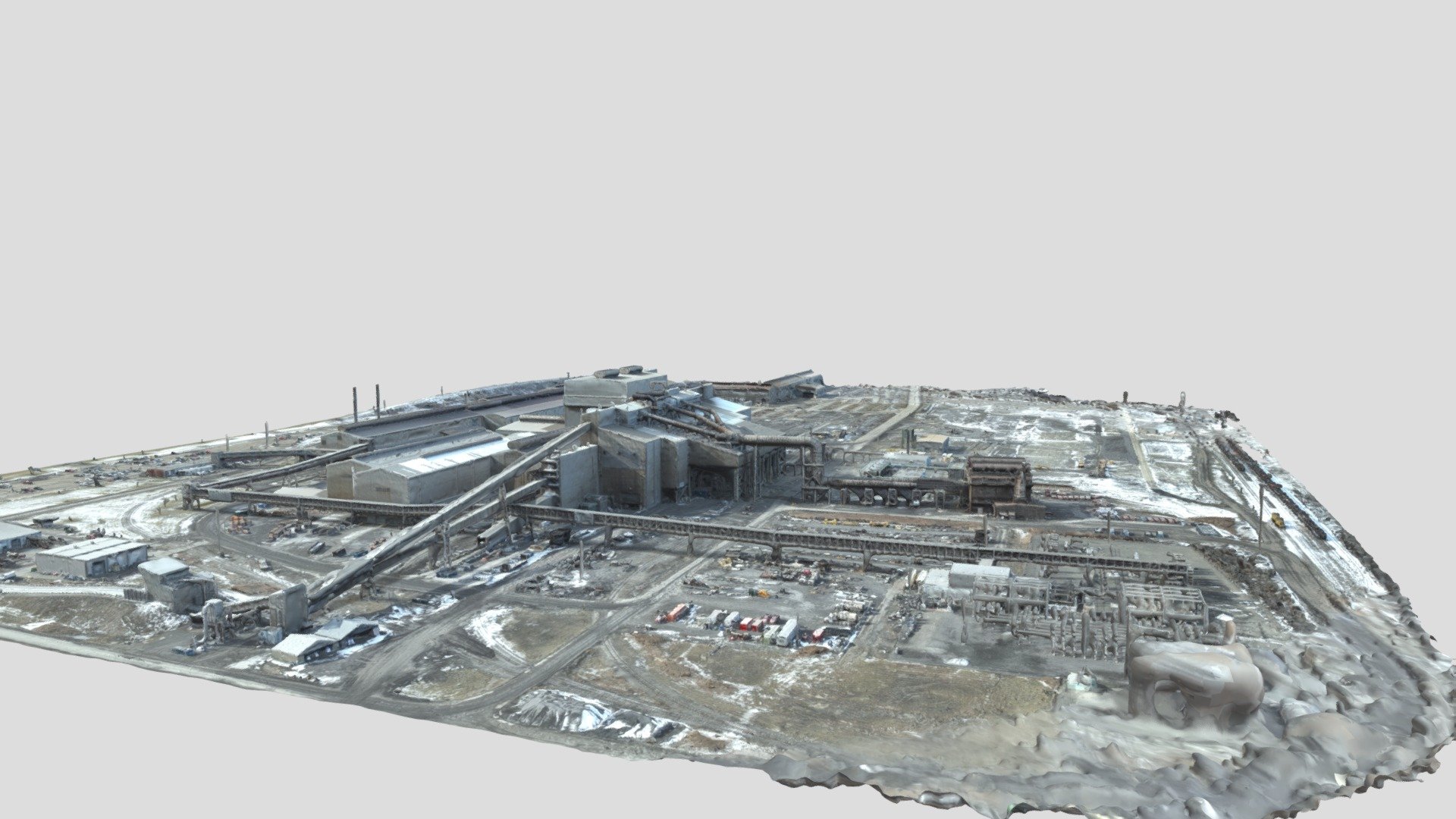 Steel Plant - 3D model by GlennJohnson [10d2fea] - Sketchfab