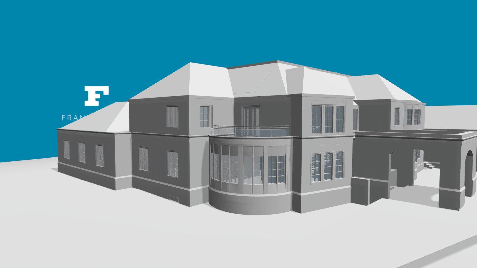 Port Cochere Opt 1 - 3D model by FFA (@Frankfranco) [10d3734] - Sketchfab