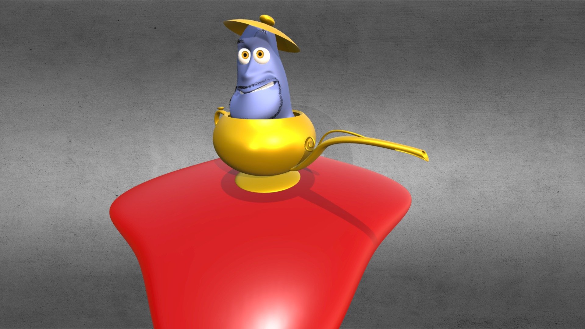 Genie - 3D model by DaveMwayi [10d5fb5] - Sketchfab