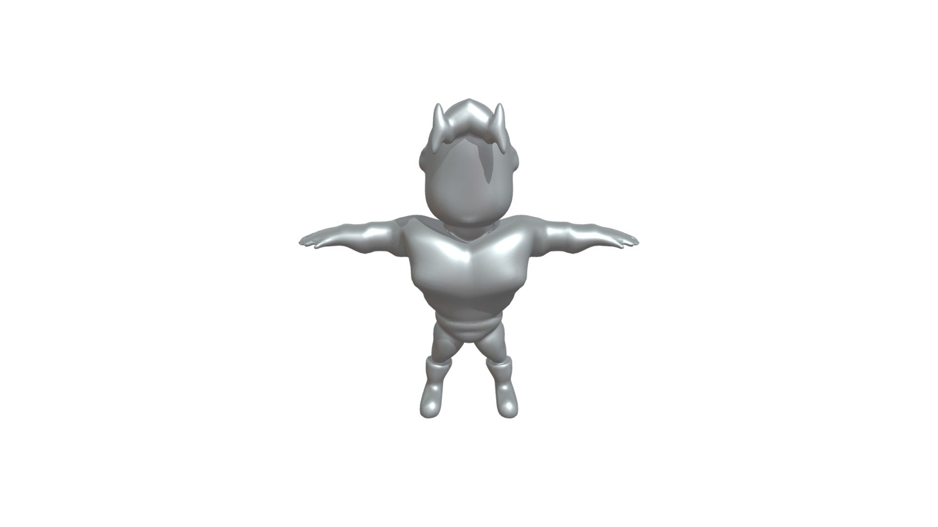 Cartoonish muscular character - 3D model by 蜗牛 (@286800165) [10d7a2d ...