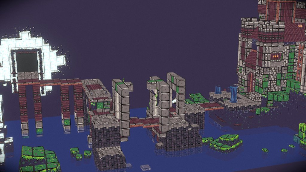 Pixel Art 3d - A 3D model collection by gdarms - Sketchfab