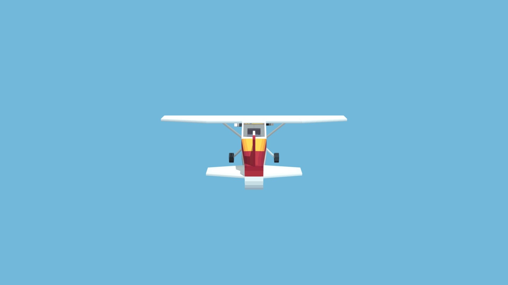 Lowpoly Monoplane Aircraft - 3D model by Ora Tron Design (@Ora_Tron ...