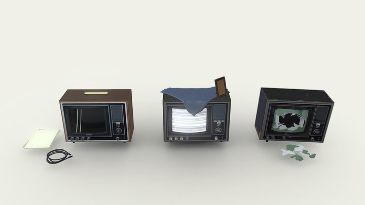 Trinitron 3D models - Sketchfab