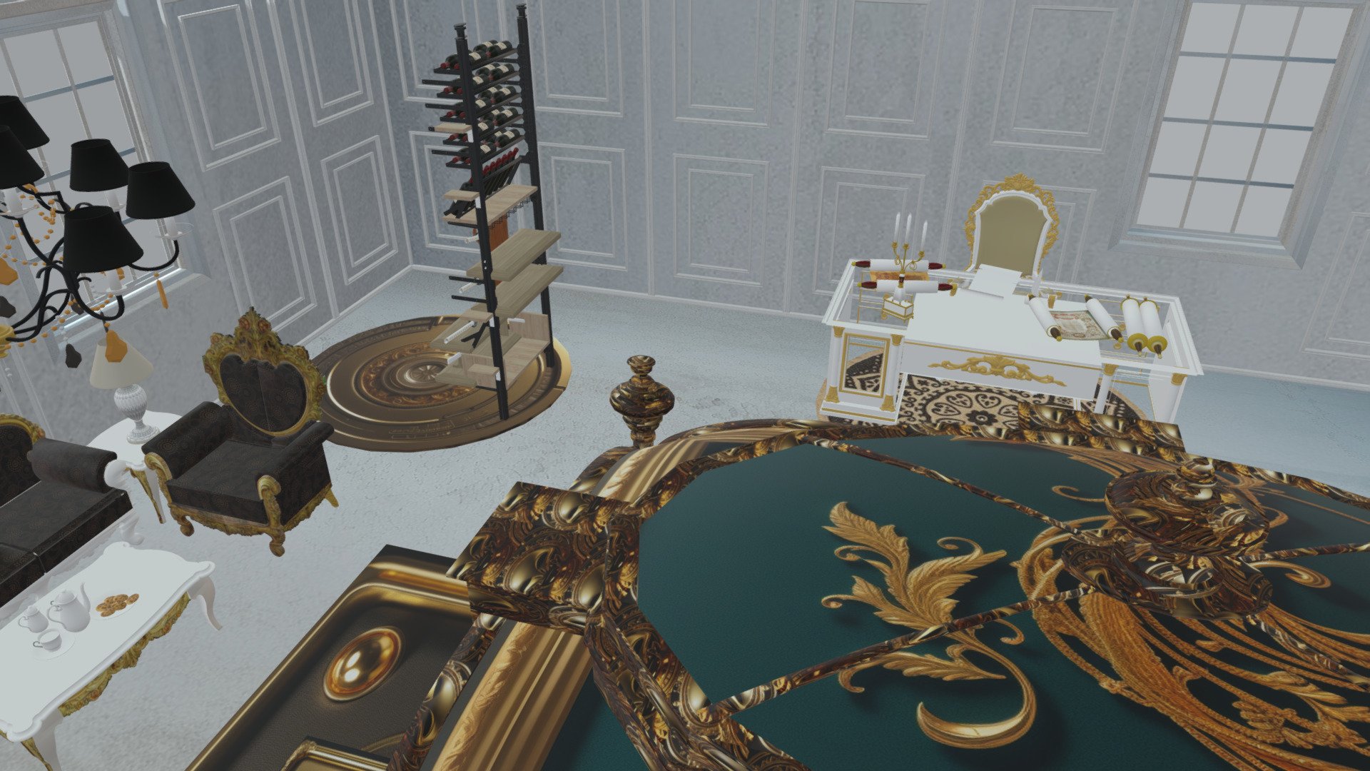 Classic Style Prince's Room - Download Free 3D model by AGUNG ...