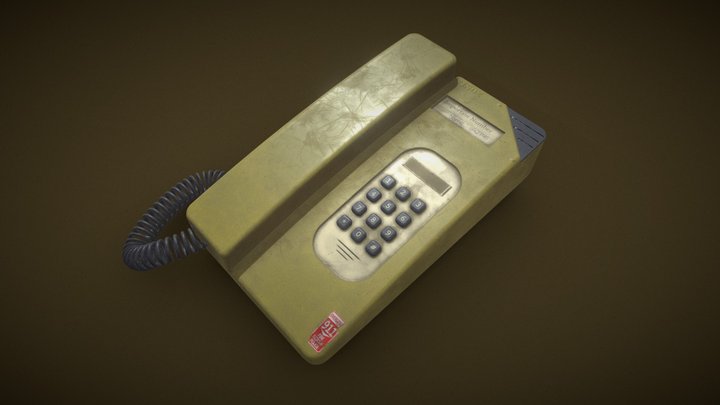 Landline-phone 3D models - Sketchfab